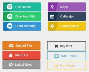 Cool and Responsive Button CSS Style Example